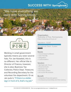 Enterprise Class Finance ERP for Local Government