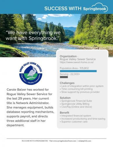 Enterprise Class Finance Platform for Local Government