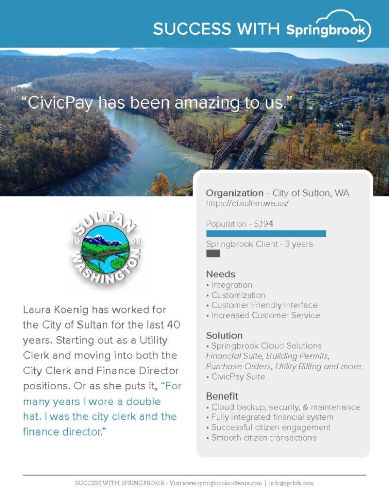 Enterprise Class Finance Platform for Local Government