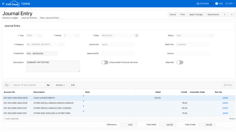KVS Cloud – Springbrook