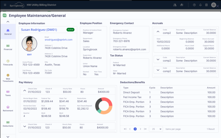 Enterprise Class Finance ERP for Local Government